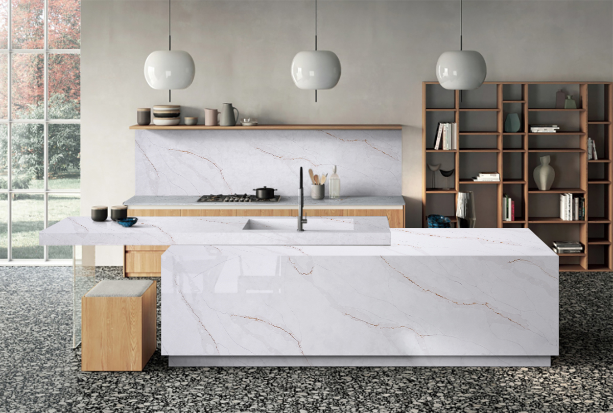 Enzo Quartz - Diy kitchens Worktop